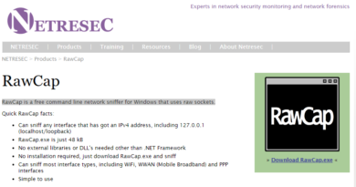 RawCap / RawCap is a free command line network sniffer for Windows that ...